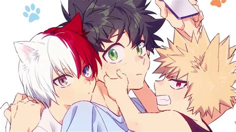 Deku X Todoroki X Bakugo Dirty