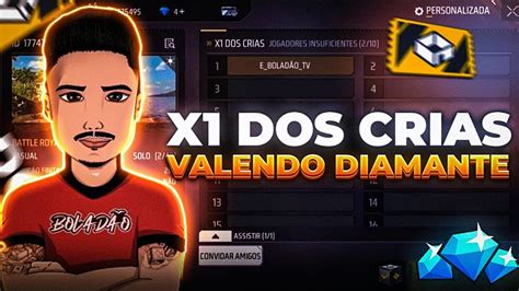 X1 DOS CRIA AO VIVO SALA PREMIADA VALENDO DIAMANTE JOGANDO
