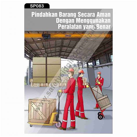 Safety Poster Chapter I Ergonomi Manual Handling SP083 Safety