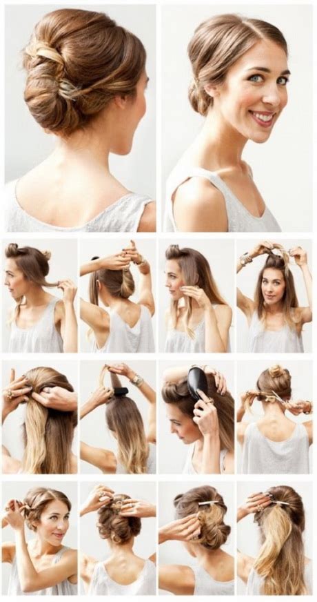 Leichte steckfrisuren mittellange haare Schönheit und Stil