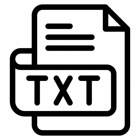 txt file type format extension document icon download on iconfinder