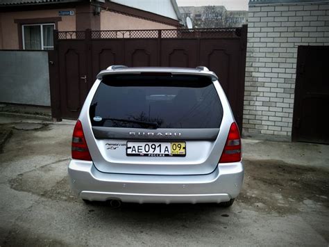 Переобулся в зимку пара фото Subaru Forester SG 2 л 2003 года
