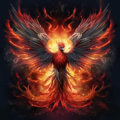 Premium AI Image Phoenix Reborn A Collection Of Flaming Bird Designs