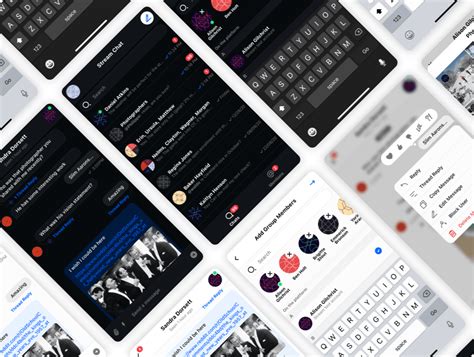 Free Mobile Chat Kit Figma Sketch Adobe Ready Messaging UI