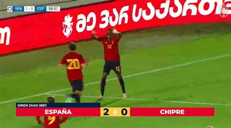 Resumen goles y highlights del España 2 0 Chipre en el Minitorneo de