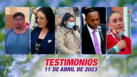 Testimonios 11 De Abril De 2023 Iglesia De Dios Ministerial De