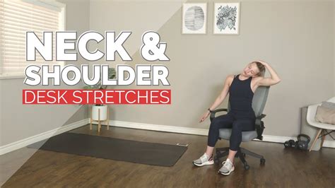 Release Neck And Shoulder Tension With Desk Stretches YouTube