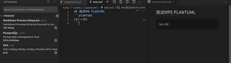 plantuml只能使用渲染吗？ · issue 1099 · shd101wyy vscode markdown preview enhanced · github