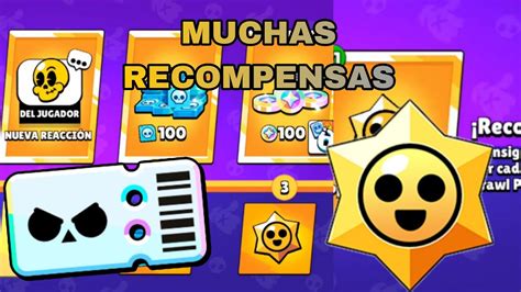 RECOMPENSAS DEL BRAWL PASS PLUS Y MAS BRAWL STARS YouTube