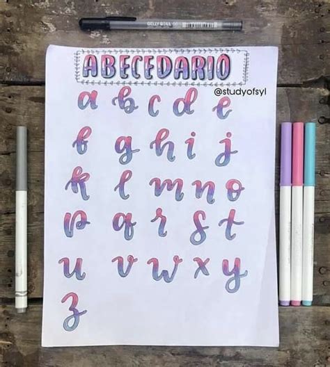 Titulos Bonitos Abecedario Letras Para Apuntes Ver Mas Ideas Sobre