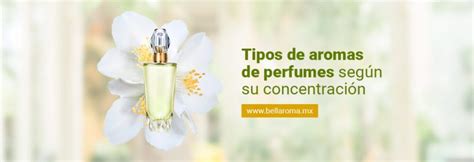 Tipos de aromas de perfumes según su concentración