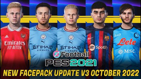 Pes New Facepack Update V October Youtube