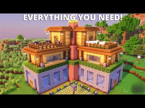 Minecraft Ultimate Survival House Tutorial YouTube