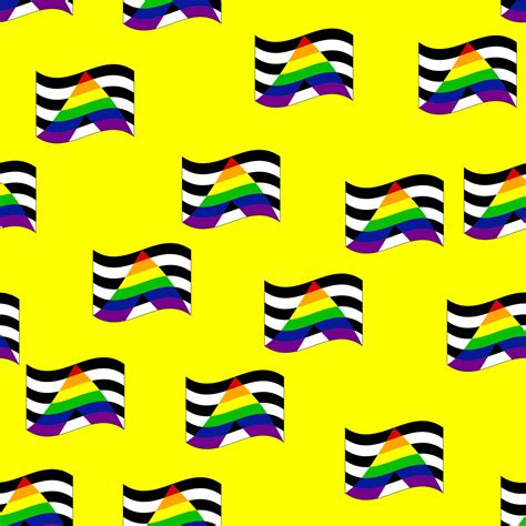 Straight Allies Pride Flag LGBT Community Flag 23233463 Vector Art At
