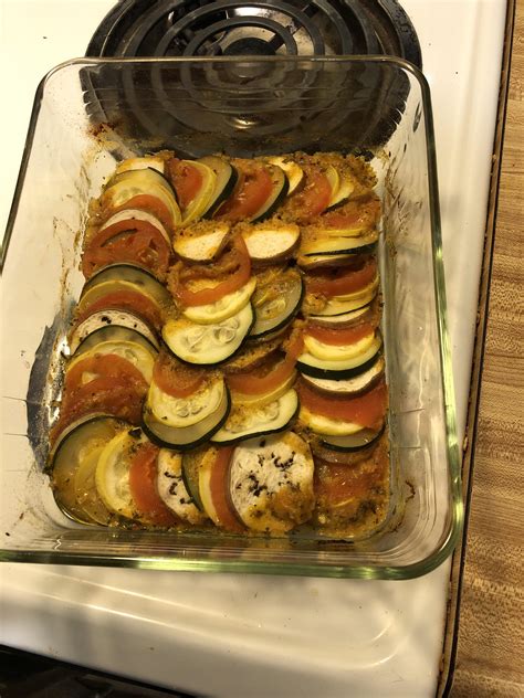 I Made Ratatouille Confit Byaldi For The First Time And Ate The Whole