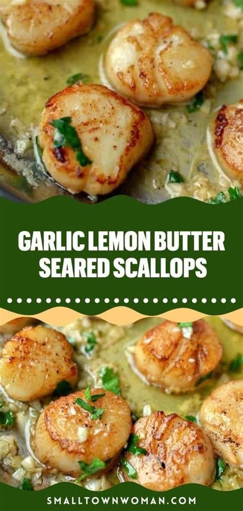Garlic Lemon Butter Seared Scallops Artofit