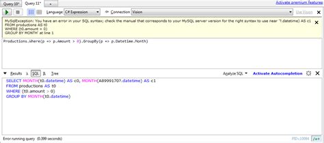C Datetime And GroupBy In LINQPAD 5 With MySQL Stack Overflow