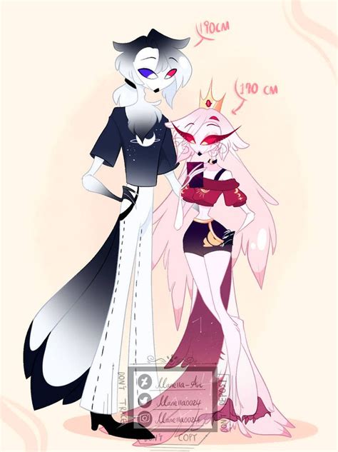 Short And Tall Helluva Boss By Manella Art On Deviantart Character Art Comic Art Girls