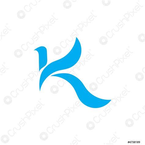 Letter K Logo Icon Design Template Elements Stock Vector