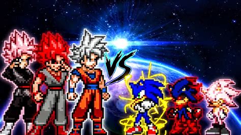 Goku DBS V3 5 OP Evil Goku TP OP Goku Black SSR OP VS Sonic Chaos OP