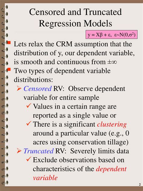 ppt censored and truncated regression models powerpoint presentation id 2599932