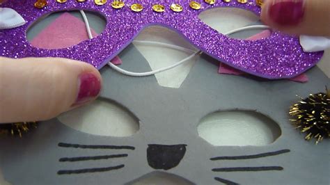 Tutorial máscaras de carnaval con goma eva Muy fácil YouTube