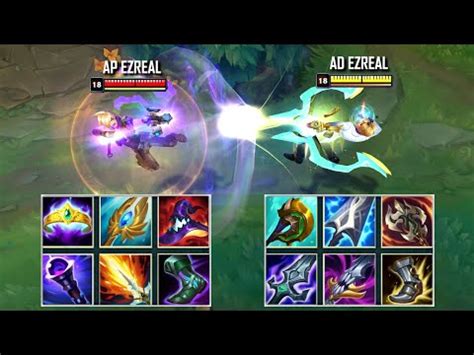 Ap Ezreal Vs Ad Ezreal Season Full Build Fights Best Moments