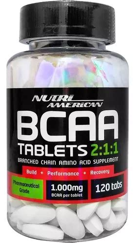 Suplemento En Tabletas Nutri American Bcaa Tabletas Bcaa En Pote