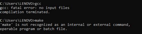 gcc mingw32 make exe exists yet no make command is present stack overflow