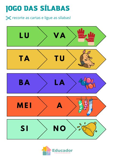 Jogo Das S Labas Para Imprimir Educador