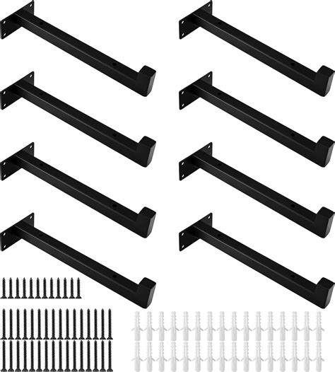 AddGrace Paquete De 8 Soportes De Estante Flotantes Resistentes Para
