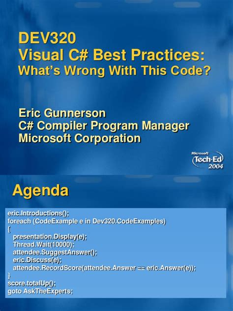 dev320 visual c best practices what s wrong with this code pdf parameter computer