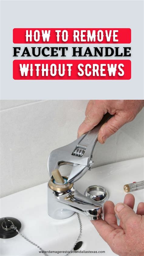 How To Remove Faucet Handle Without Screws