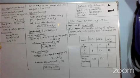 linear programming problem formulation youtube