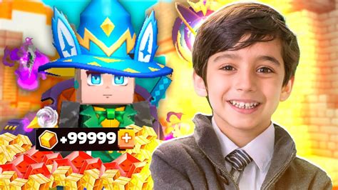 JOGANDO NA CONTA RICA DO INSCRITO Blockman Go BedWars YouTube