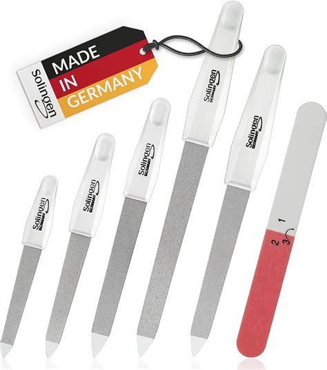 MarQus Saphir Nagelfeilen Set Hochwertiges SIX Pack Aus Solingen