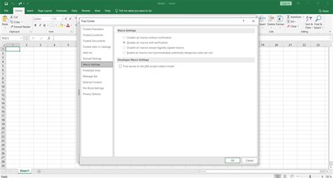 How To Enable Macros In Excel