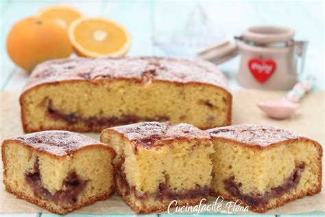 TORTA ARANCIA E MARMELLATA Soffice Senza Burro