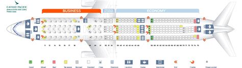 Cathay Pacific Premium Economy Seat Map