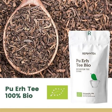 REPLANTEA Bio Pu Erh Tee Yunnan 100g Kaffee Tee Gewürze Shop