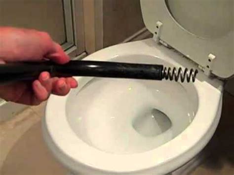 How To Snake A Toilet Clear A Toilet Clog So Easy YouTube