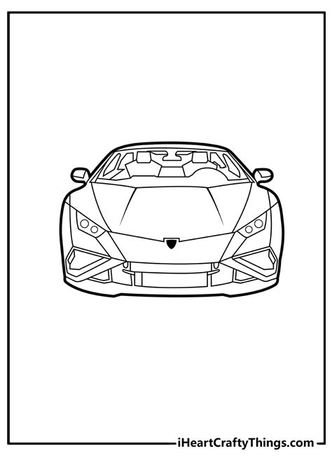 Marie Lamborghini Coloring Pages