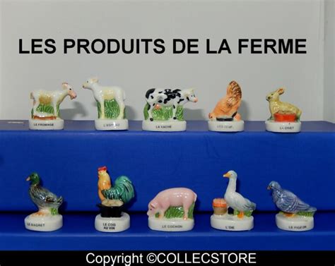 Serie Complete De Feves Les Produits De La Ferme Animaux F Ves De