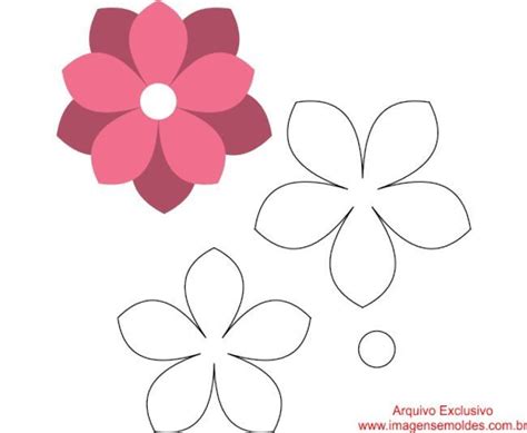 Flor De EVA Para Lembrancinhas Passo A Passo 20 Moldes Flores De