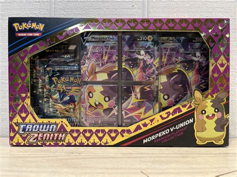 Pokemon TCG Crown Zenith Morpeko V Union Premium Playmat Collection NEW
