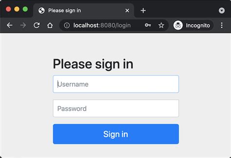 Custom Login Page Using Bootstrap And Thymeleaf In Spring Security