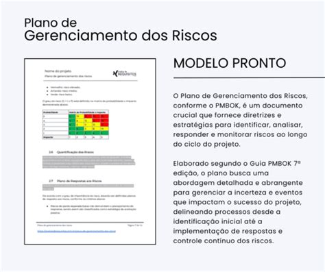 Plano De Gerenciamento Dos Riscos Modelo Word