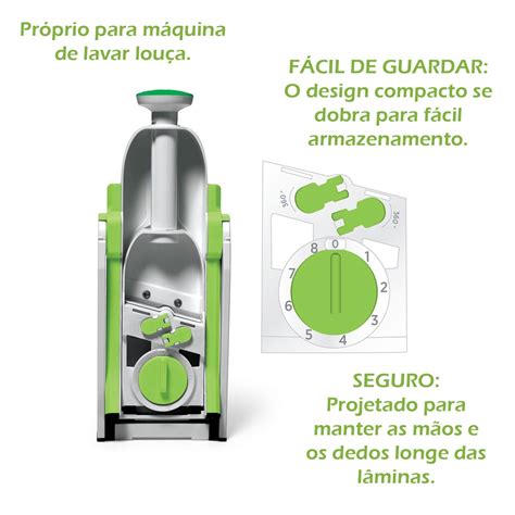 Cortador Fatiador Mandoline Multifuncional 5 Funções para Cortar Batata