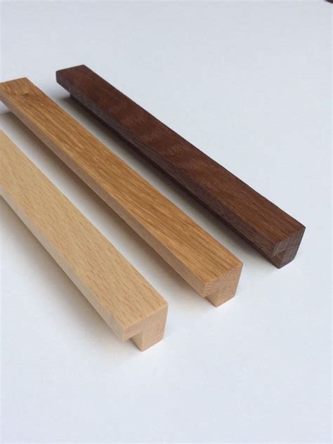 SW016 Line Kastgrepen Eiken Handgrepen Houten Handgrepen Etsy