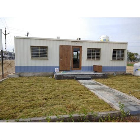 White Blue Gi Portable Site Office Cabin At Best Price In Ahmedabad